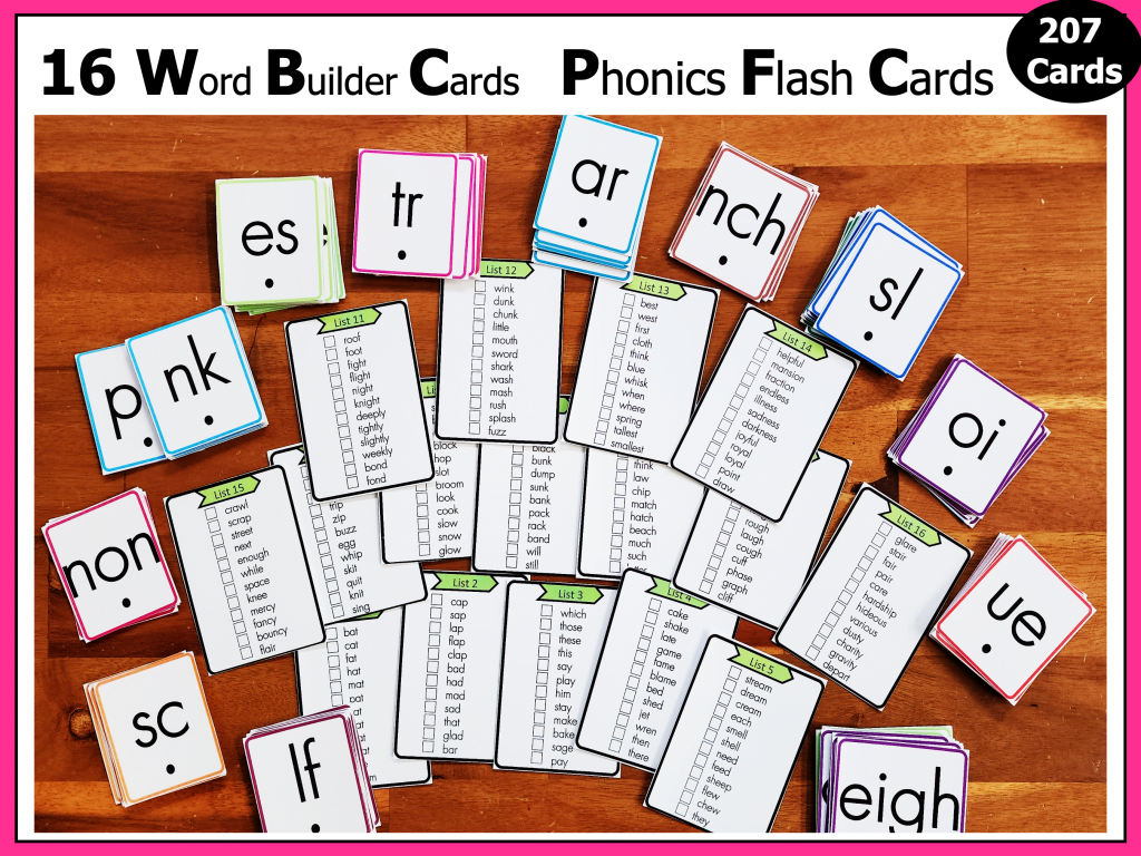 Phonics Word Builder Activity 207 Flashcards - KnowTheFundamentals